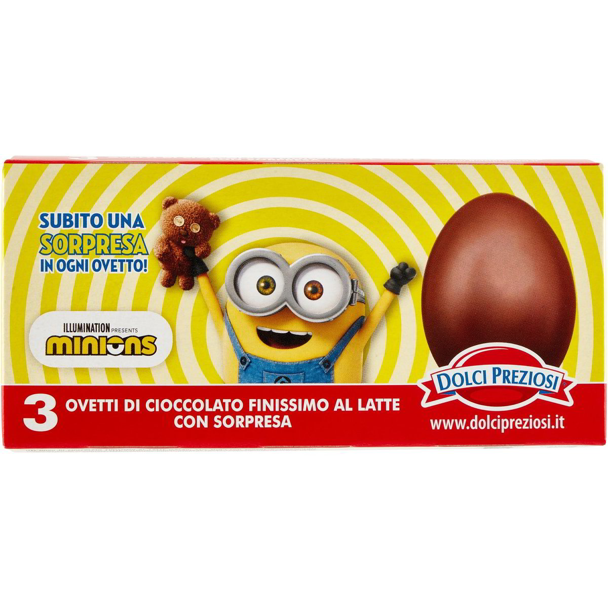 Ovetti di cioccolato al latte con sorpresa x3 DOLCI PREZIOSI 60 G ...