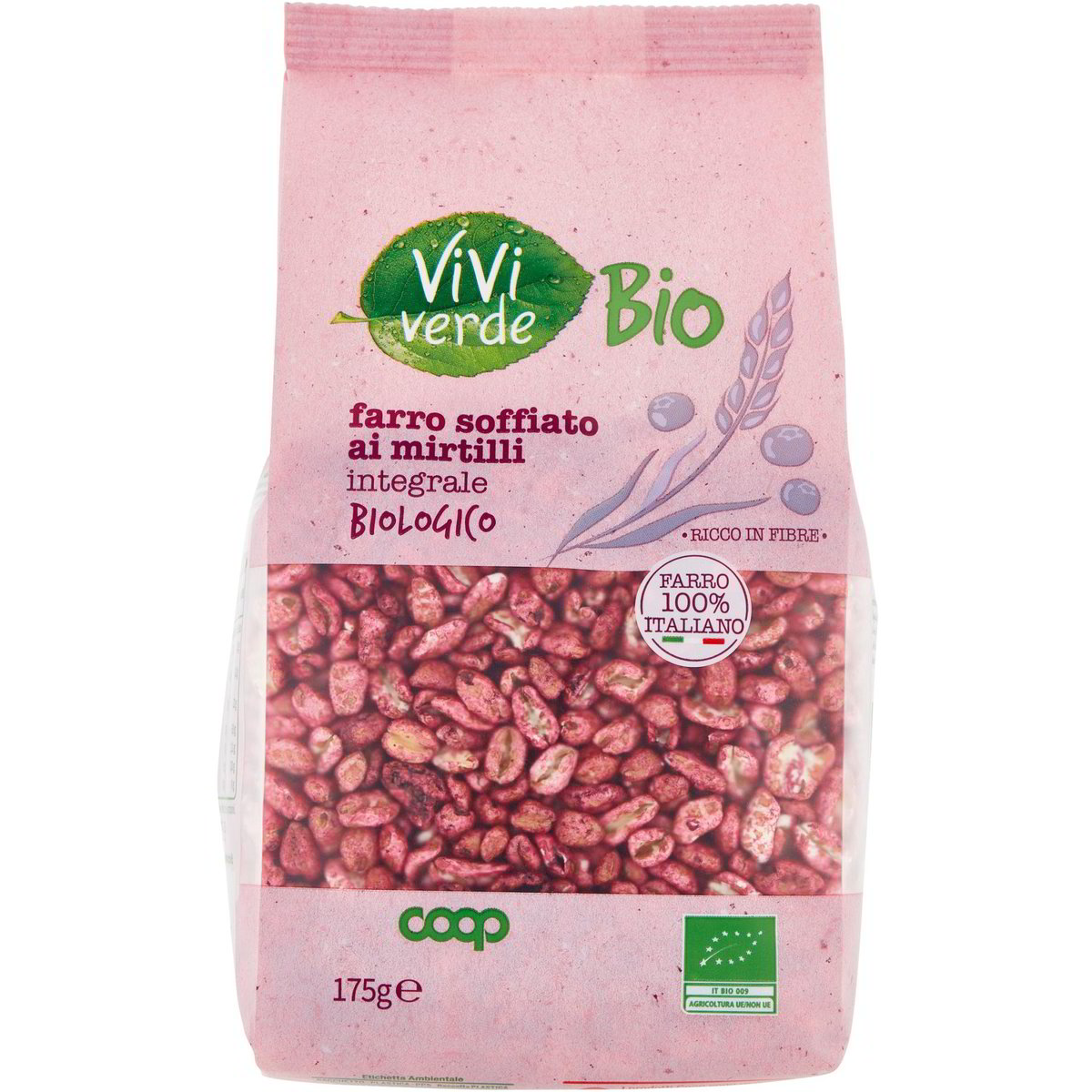 Farro soffiato ai mirtilli COOP - VIVI VERDE 175 G - Coop Shop