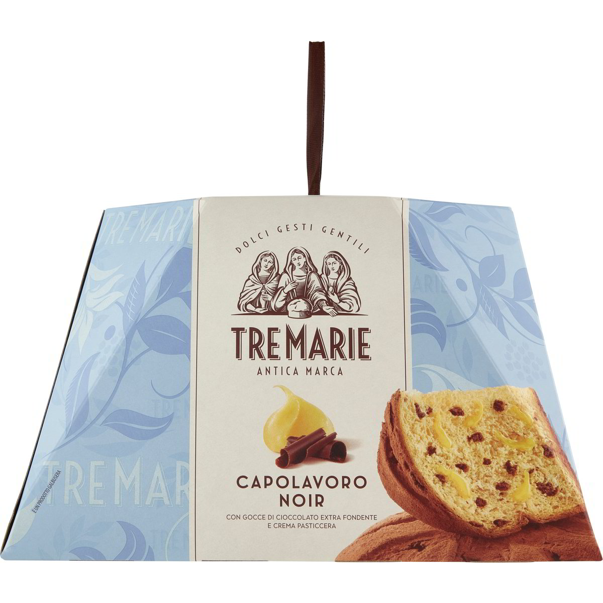 Panettone crema pasticcera e gocce extra fondente TRE MARIE 830 G ...