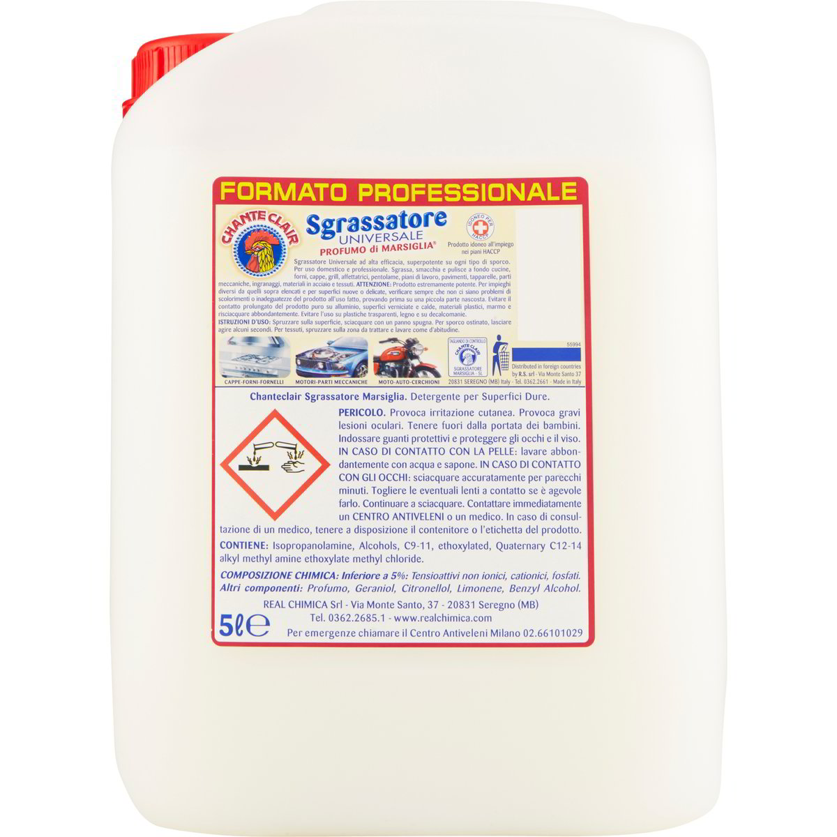 Sgrassatore universale profumo di marsiglia CHANTECLAIR 5000 ML - Coop Shop