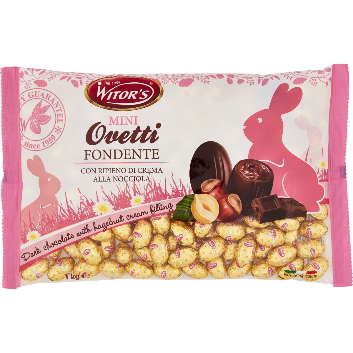 Ovetti di cioccolato fondente con crema nocciola WITOR'S 1000 G - Coop Shop