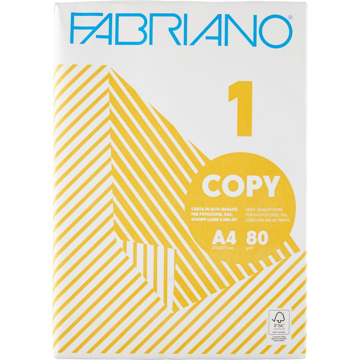 Risma fogli a4 80g x500 fogli FABRIANO 1 PZ - Coop Shop