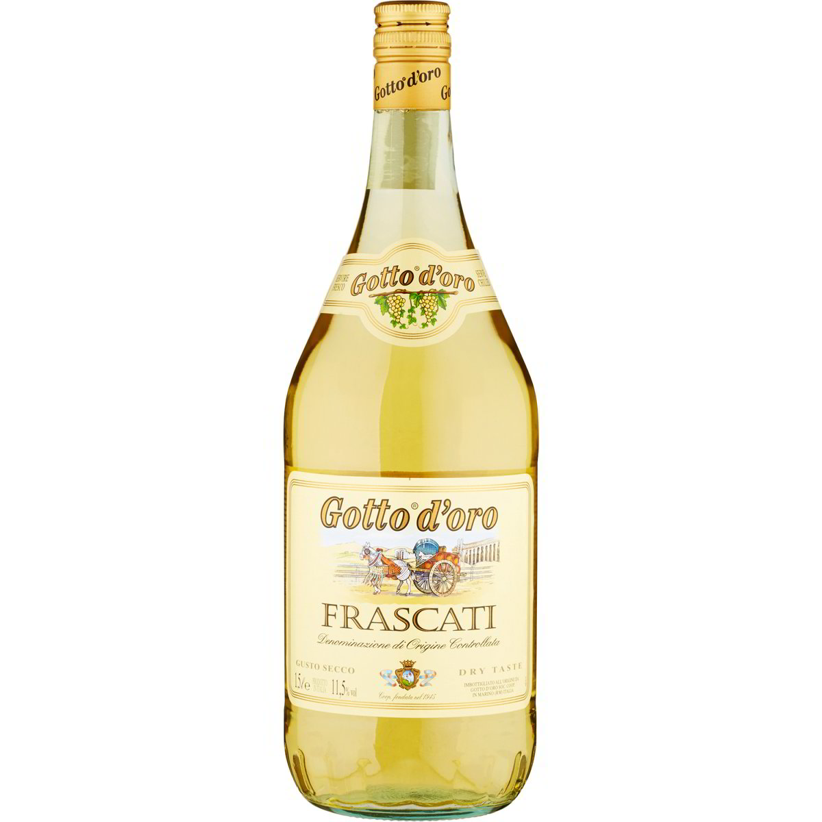 Vino bianco frascati DOP GOTTO D'ORO 1500 ML - Coop Shop