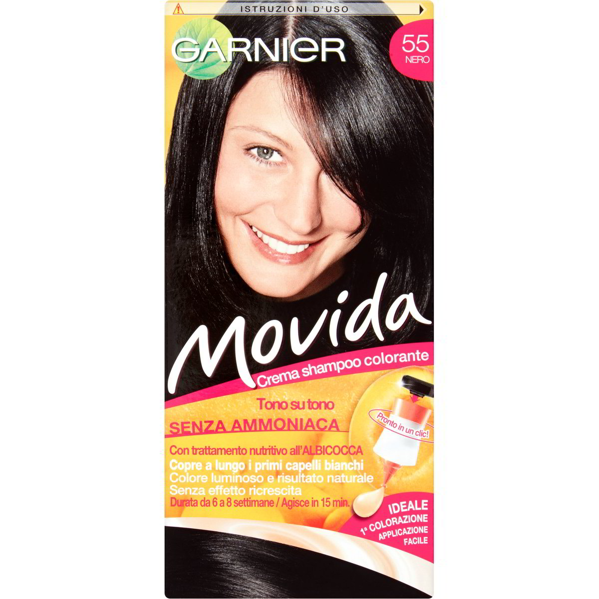 Shampoo colorante 55 nero movida crema GARNIER 1 PZ - Coop Shop