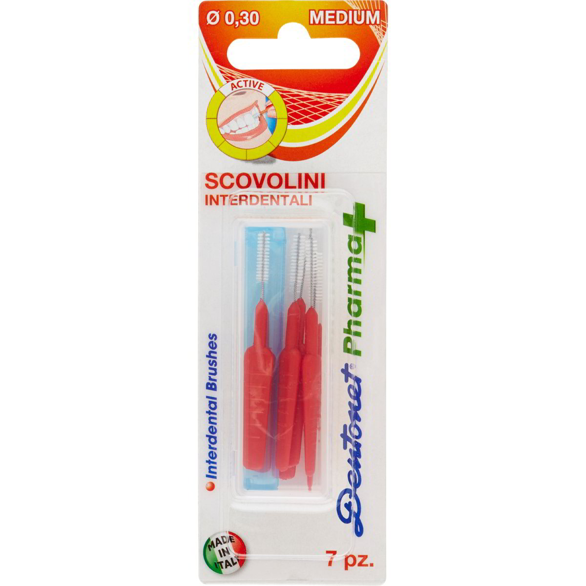 Scovolini interdentali 0,30 medio x7 DENTONET PHARMA+ 1 PZ - Coop Shop