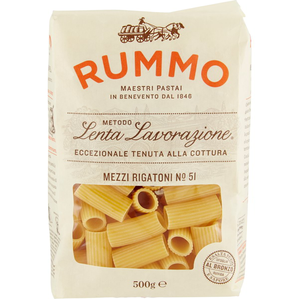 Rigatoni mezzi n.51 RUMMO 500 G - Coop Shop