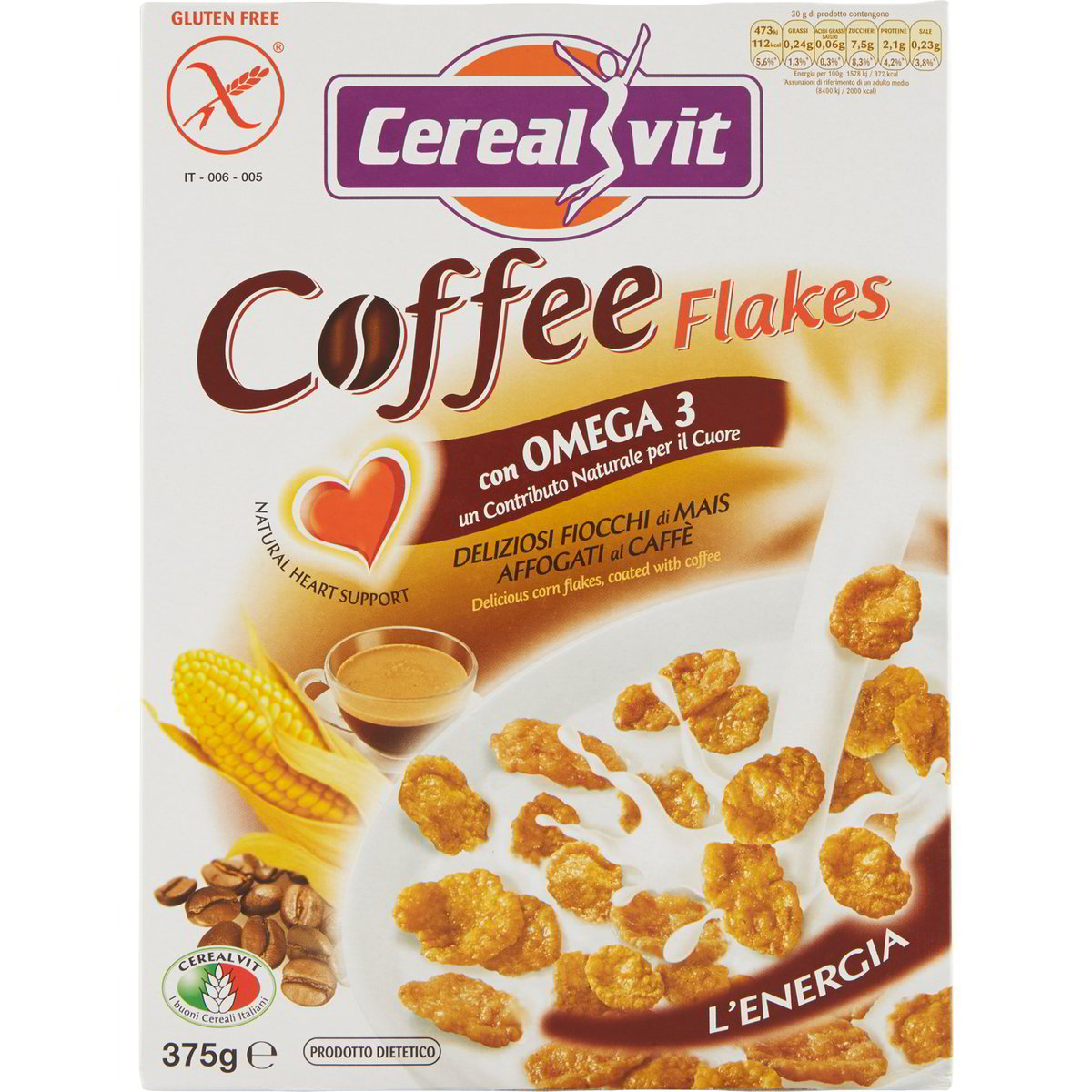 Cereali coffee flakes CEREALVIT 375 G - Coop Shop