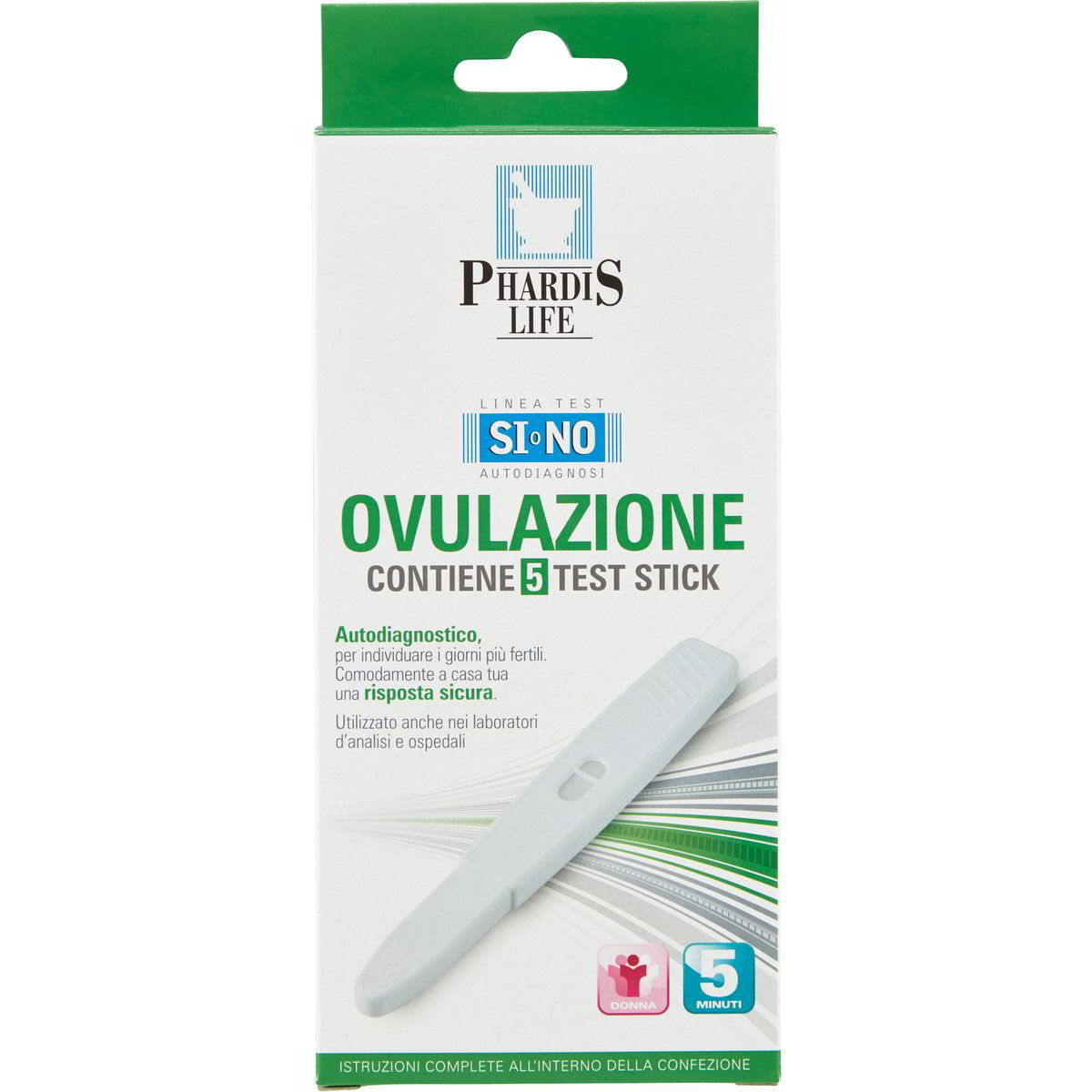 TEST PHARDIS SI/NO OVUL 5 STIC - Coop Shop