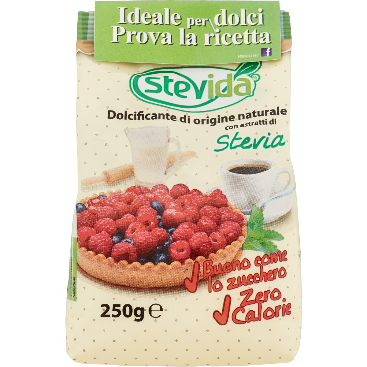 Dolcificante polvere con stevia STEVIDA 250 G - Coop Shop