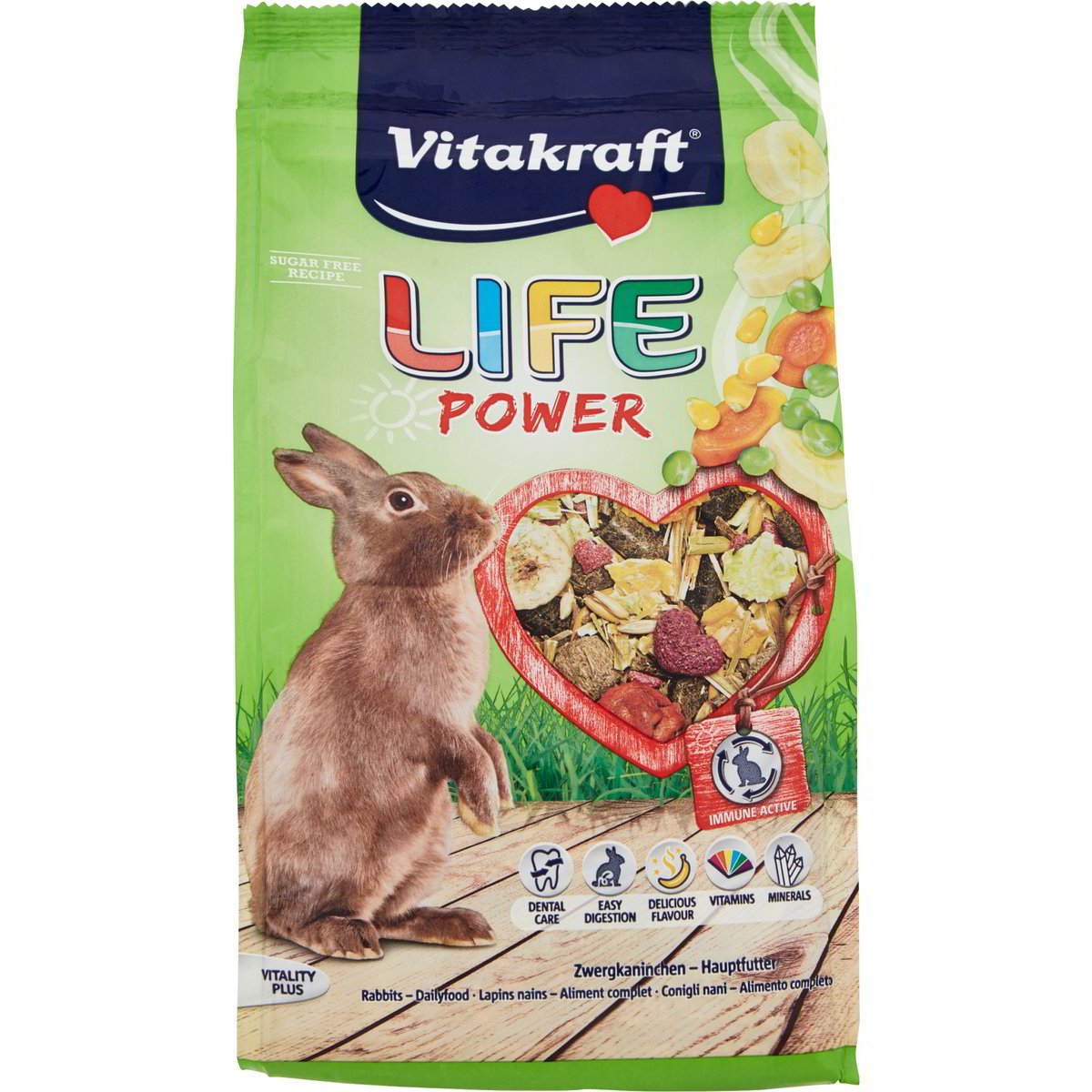Alimenti per conigli nani life power VITAKRAFT 600 G - Coop Shop