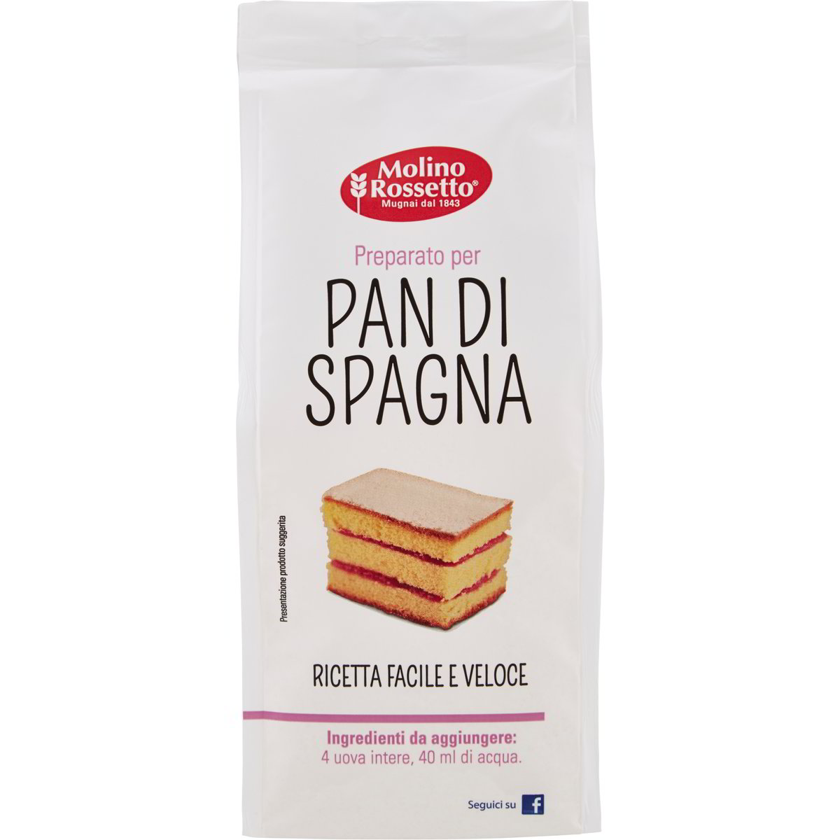 Preparato per pan di spagna MOLINO ROSSETTO 400 G - Coop Shop