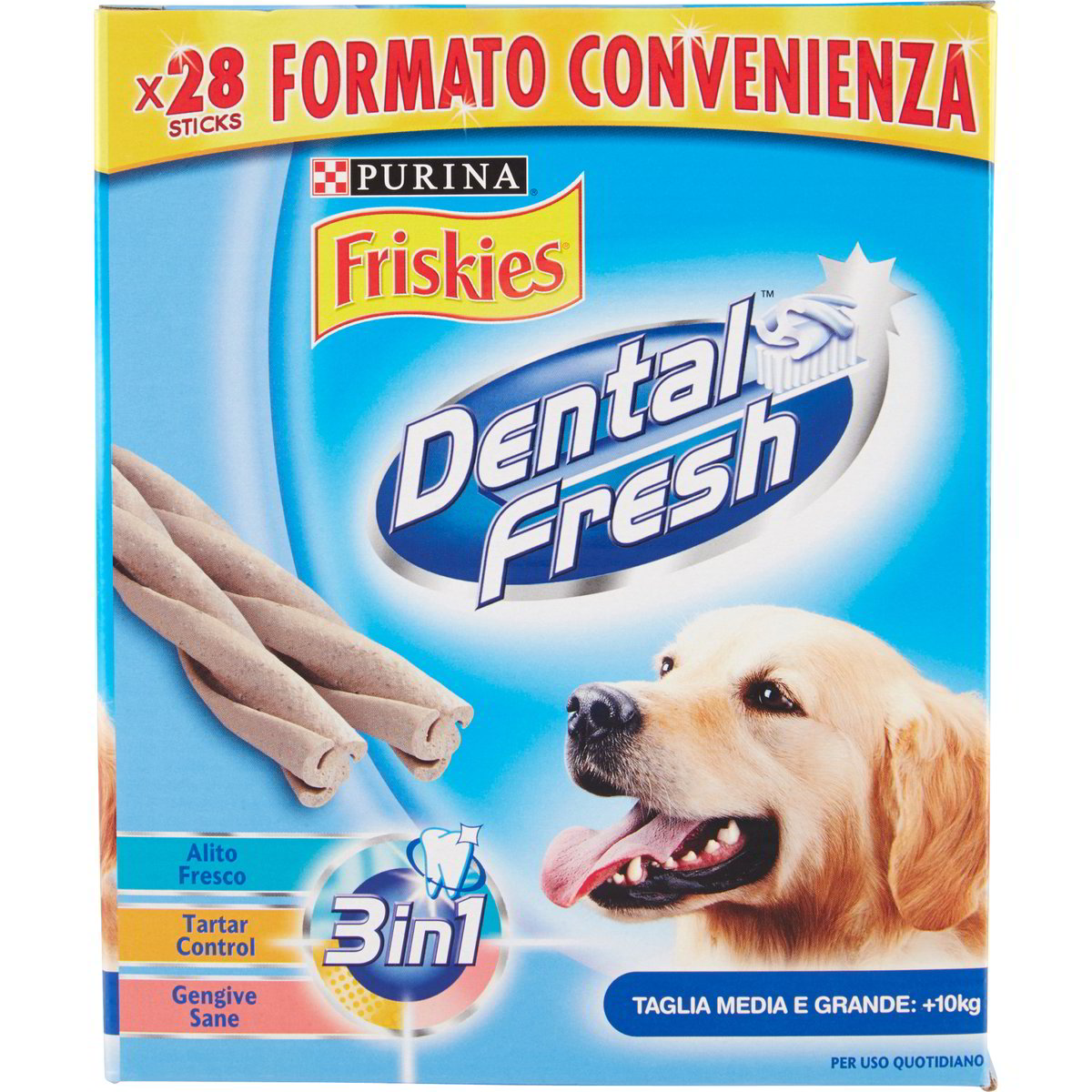 Snack per cani dental fresh media e grande FRISKIES 720 G - Coop Shop