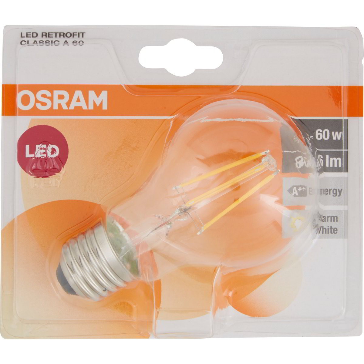Lampadina led retrofit classic a 60 white 6w e27 OSRAM 1 PZ - Coop Shop