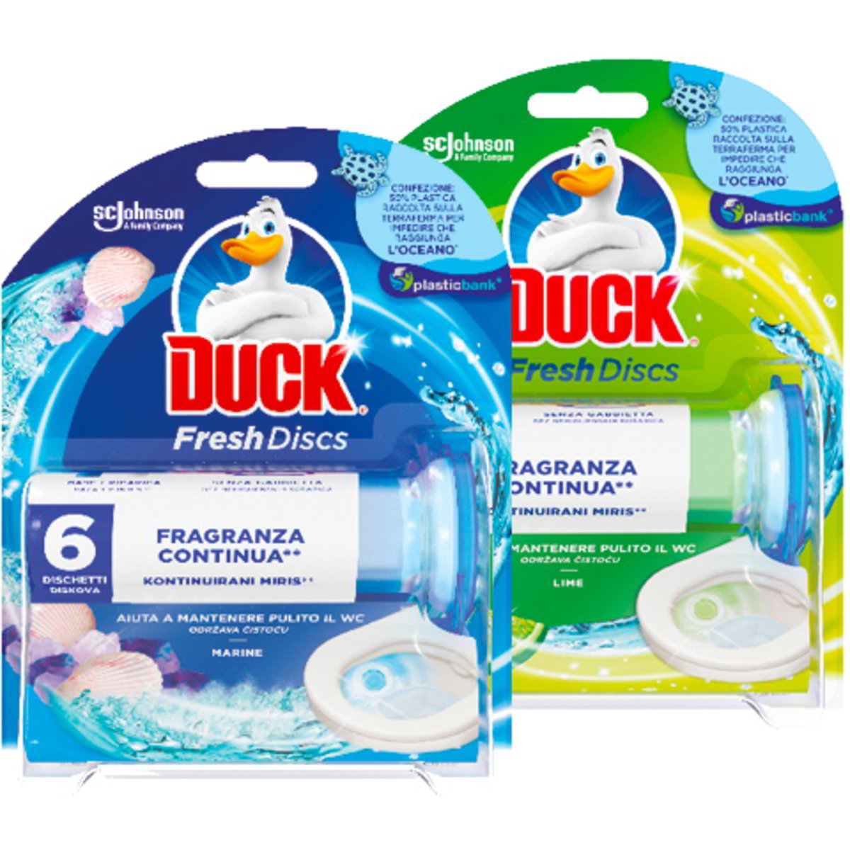 Disco gel wc fresh discs base+ricarica DUCK 1 PZ - Coop Shop
