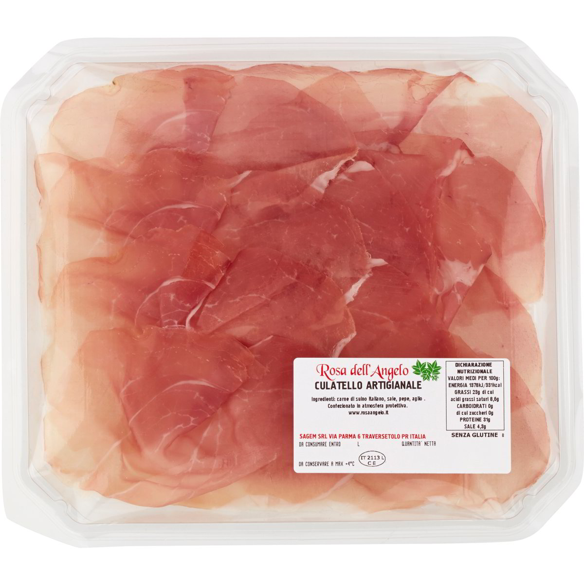 Culatello artigianale ROSA DELL ANGELO - Coop Shop