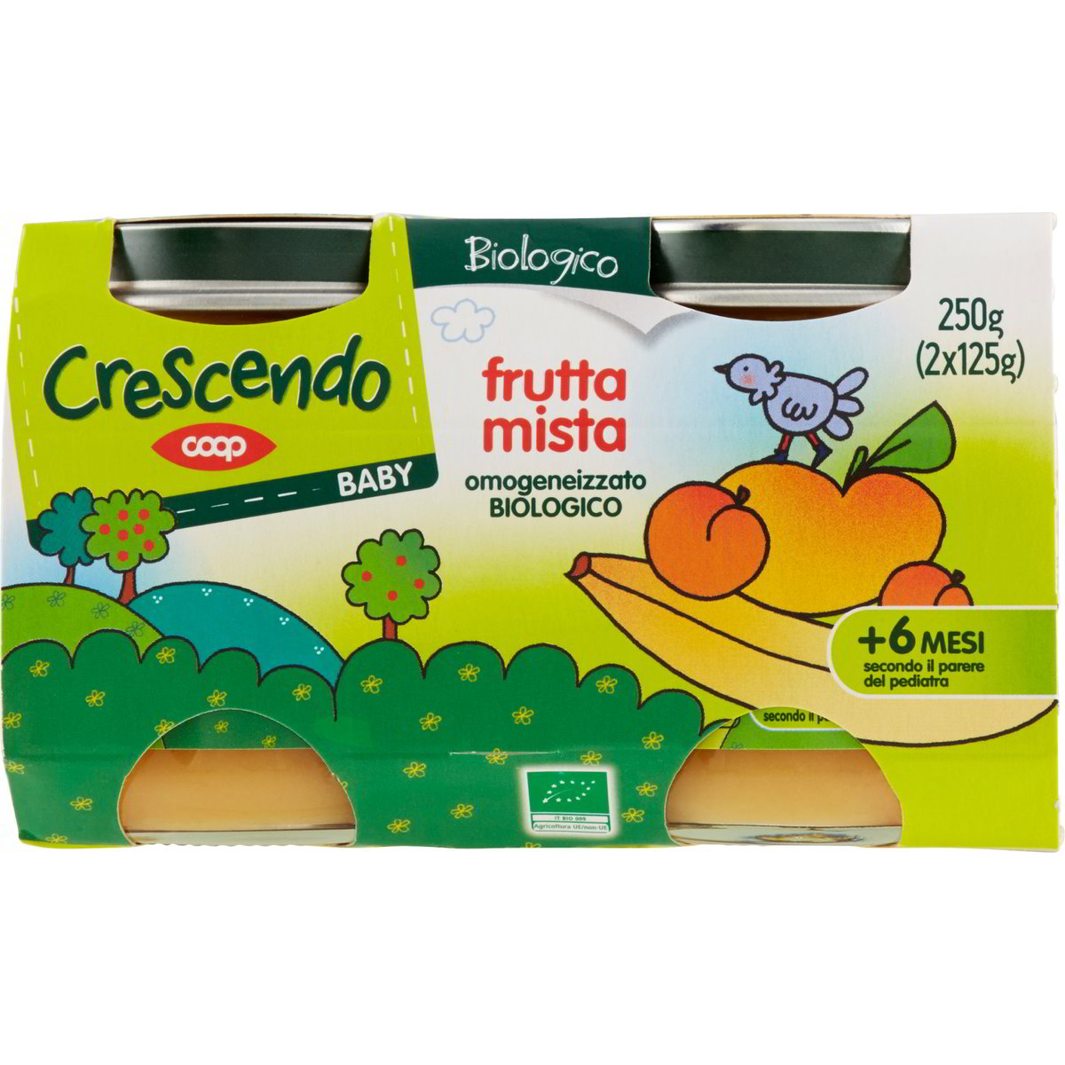 Omogeneizzato frutta mista COOP - CRESCENDO 2 X 125 G - Coop Shop