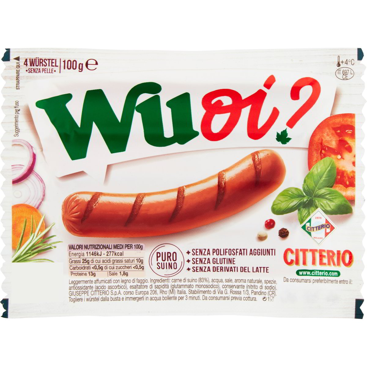 Wurstel wuoi WUOI 100 G - Coop Shop