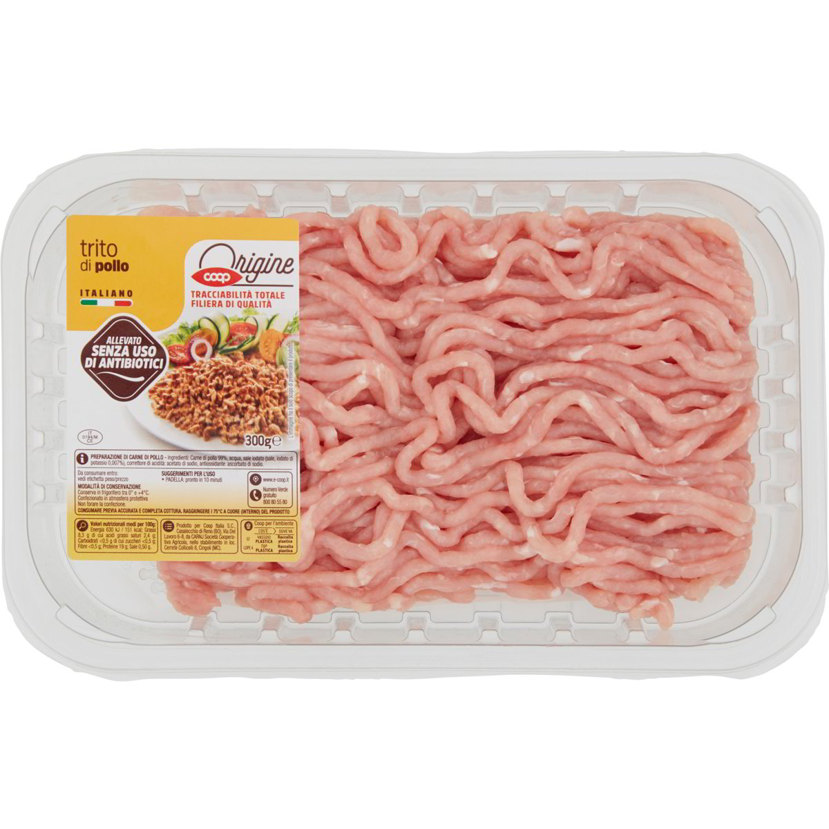 Pollo macinato COOP - ORIGINE 300 G - Coop Shop