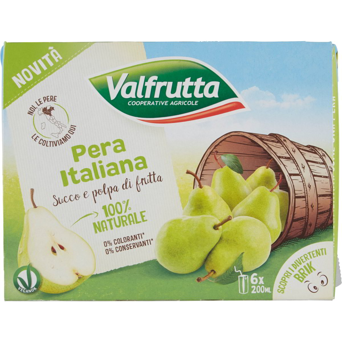 Succo e polpa di pera VALFRUTTA 6 X 200 ML - Coop Shop