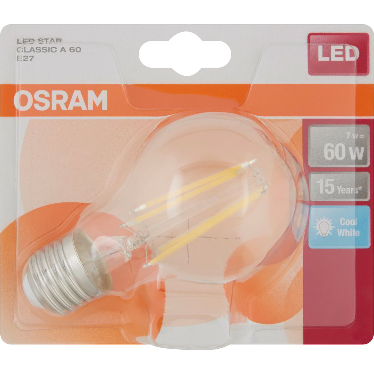 Lampadina led star classic a 60 warm white 60w e27 OSRAM 1 PZ - Coop Shop