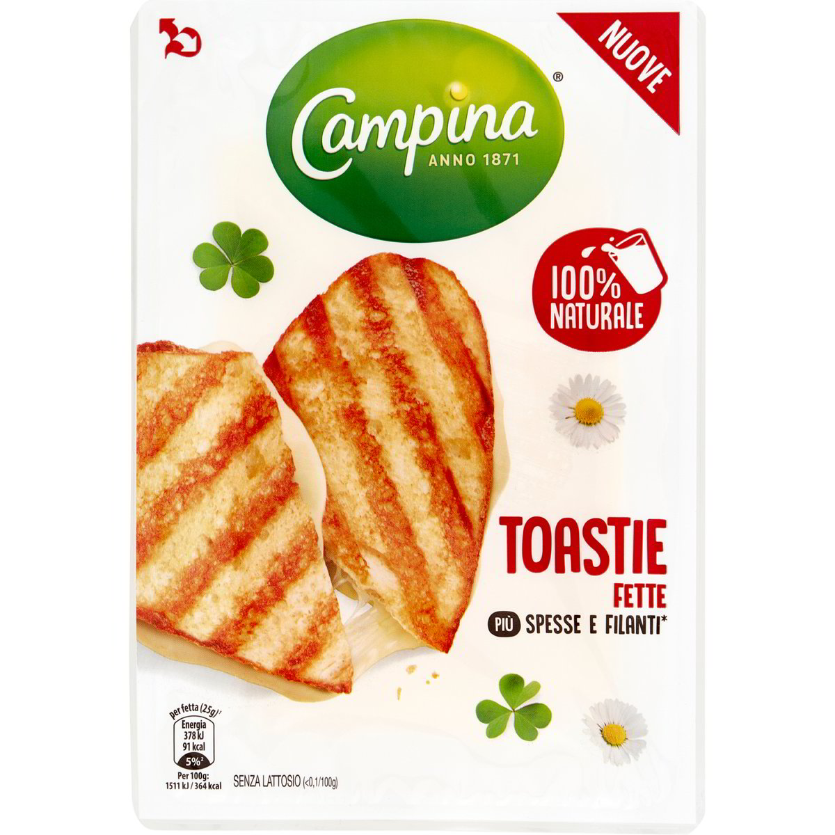 Formaggio a fette toastie morbido CAMPINA 100 G - Coop Shop