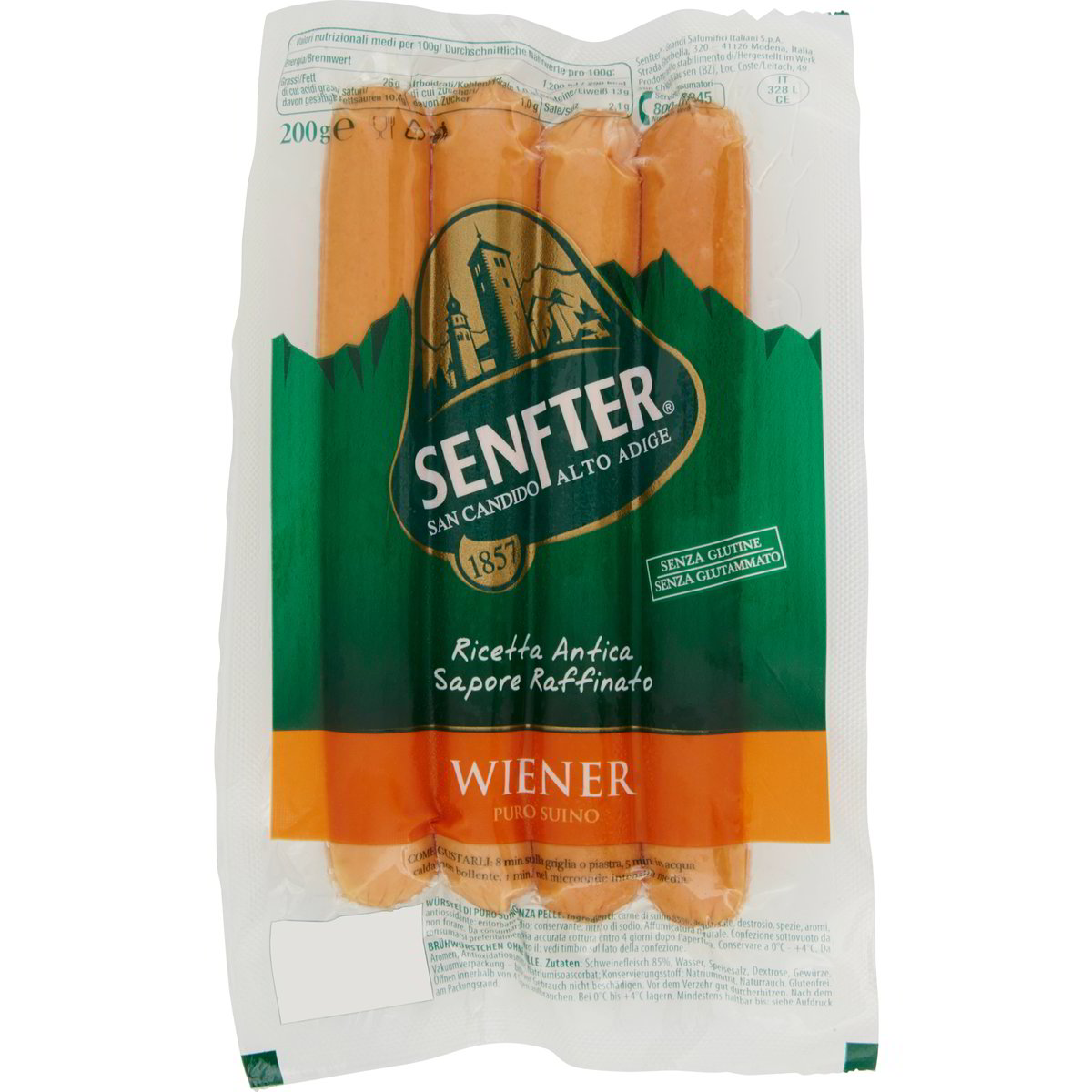 Wurstel wiener di suino SENFTER 200 G - Coop Shop