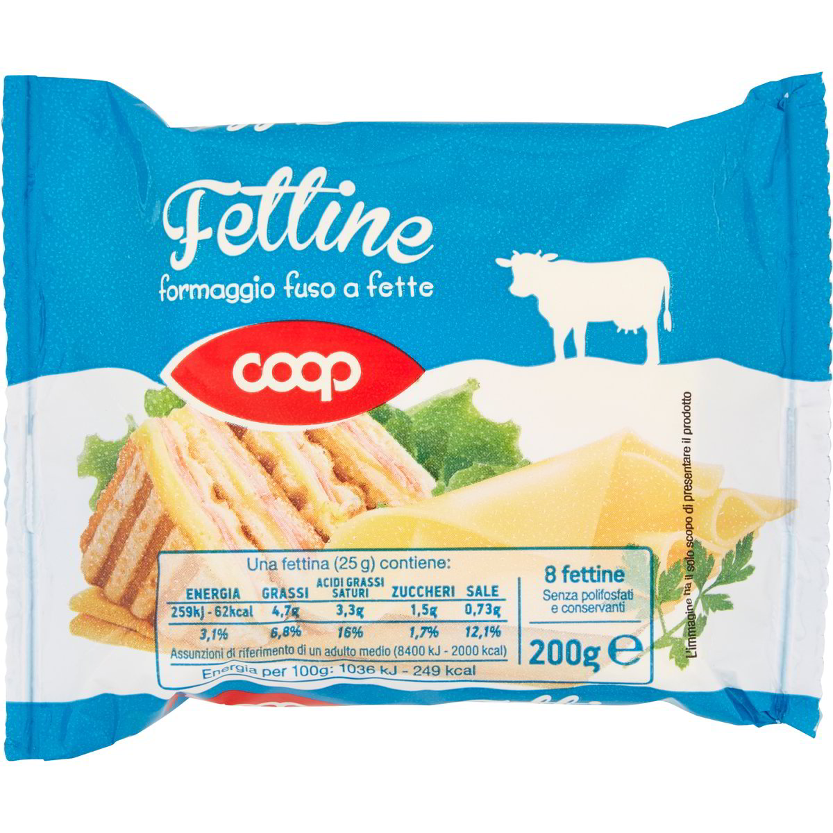 Formaggio a fettine COOP 200 G - Coop Shop