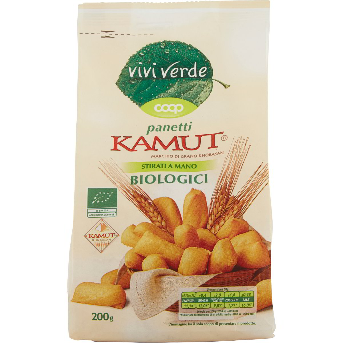 Panetti pane di kamut stirati a mano COOP - VIVI VERDE 200 G - Coop Shop