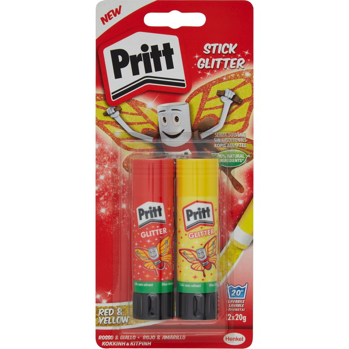 Colla stick glitter x2 PRITT 40 G - Coop Shop