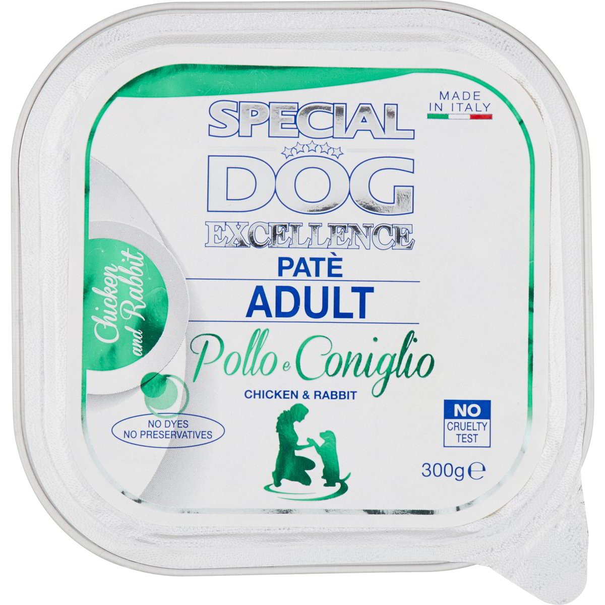Alimento per cani adulti patè di pollo e coniglio SPECIAL DOG 300 G - Coop Shop