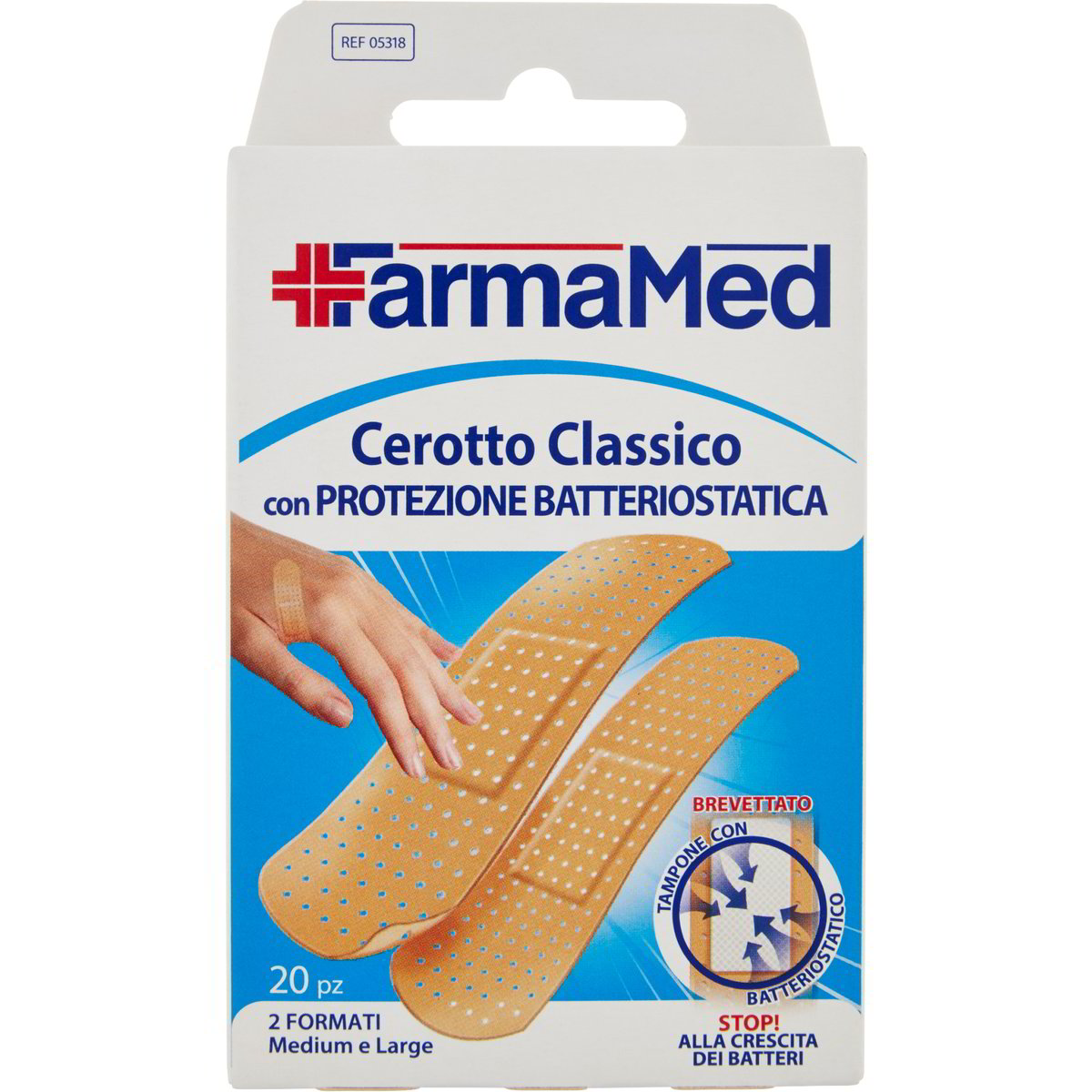 Cerotti classici con protezione batteri (m/l) x20 FARMAMED 1 PZ - Coop Shop
