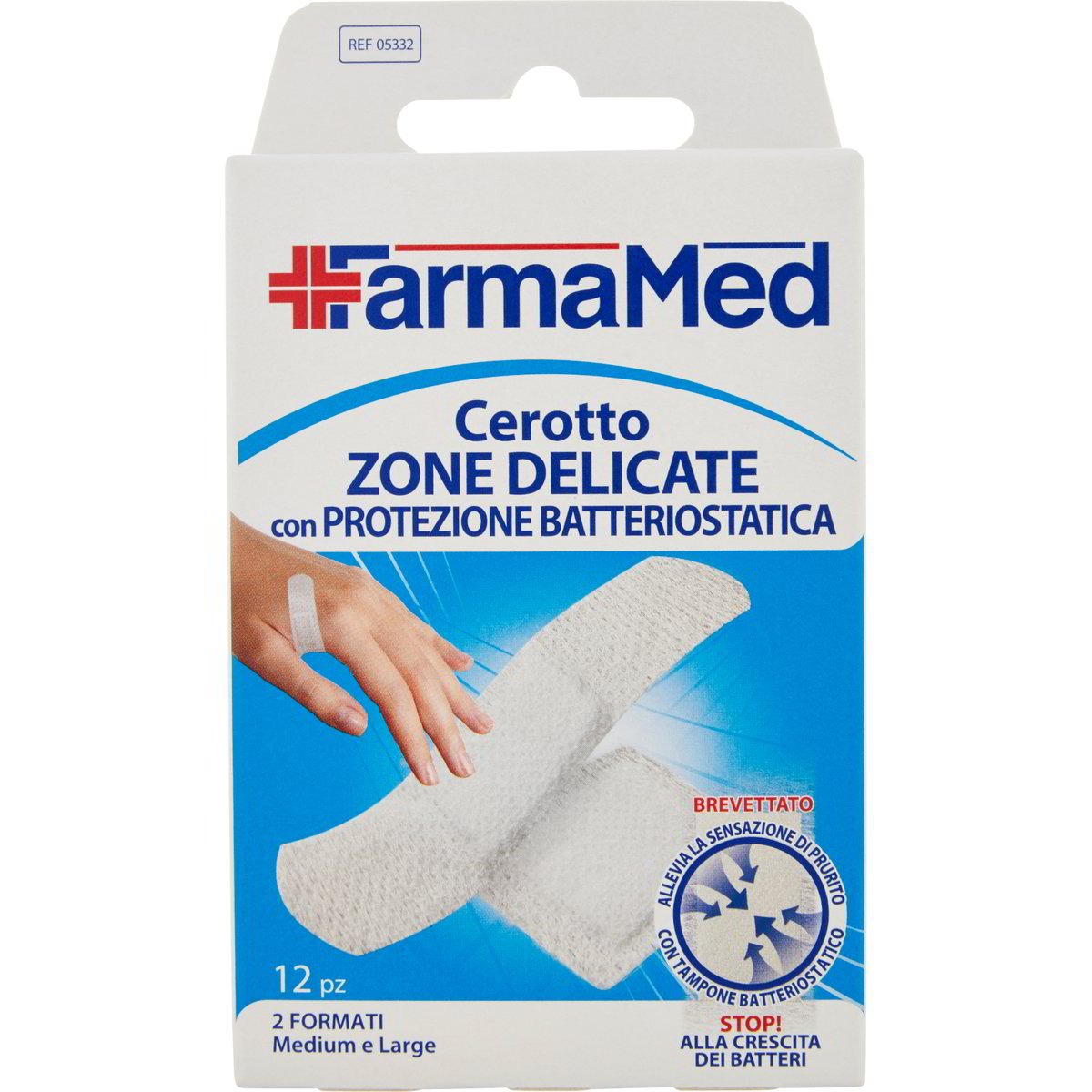 Cerotti zone delicate batteriostatici (m/l) x12 FARMAMED 1 PZ - Coop Shop
