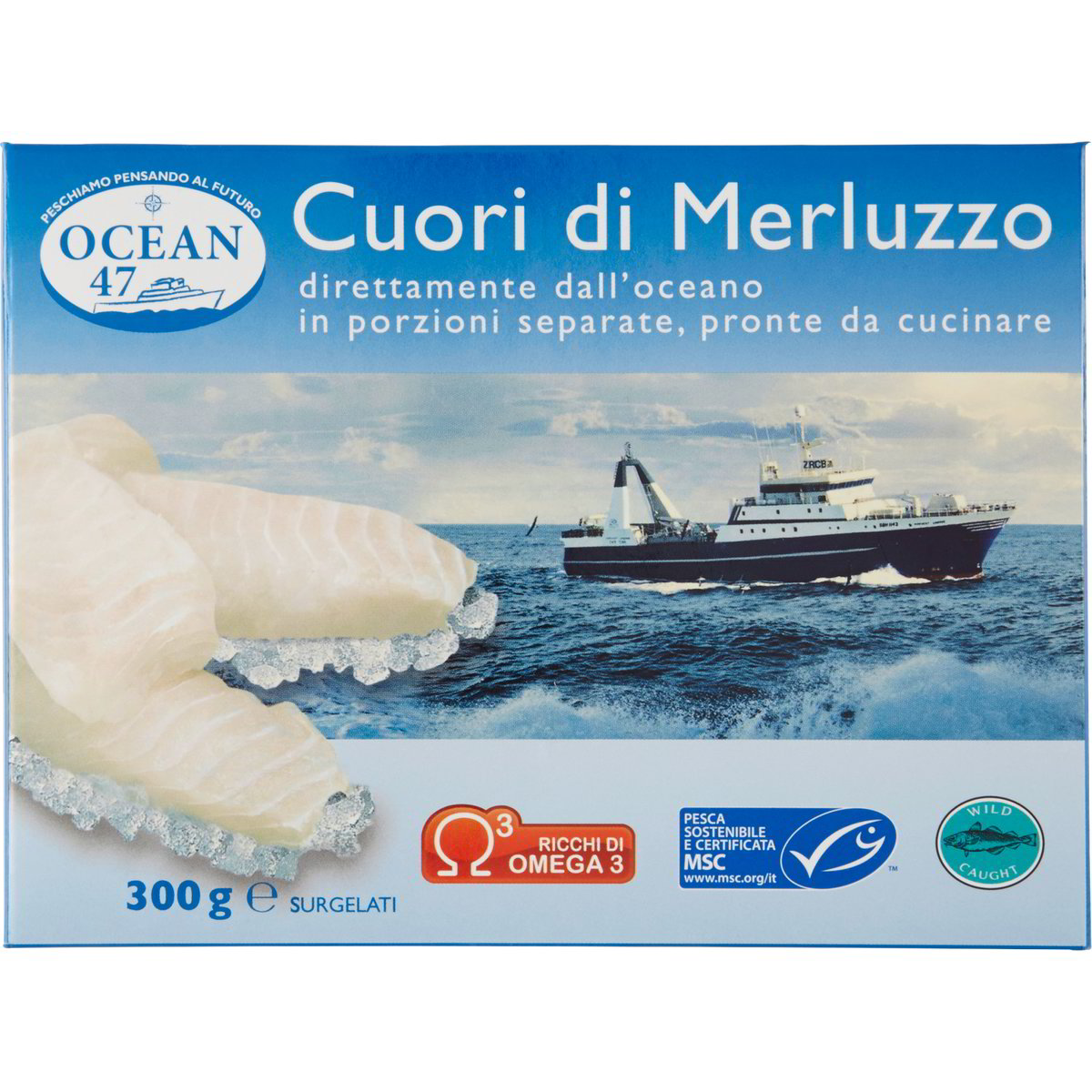 Merluzzo cuori di merluzzo OCEAN 47 300 G - Coop Shop
