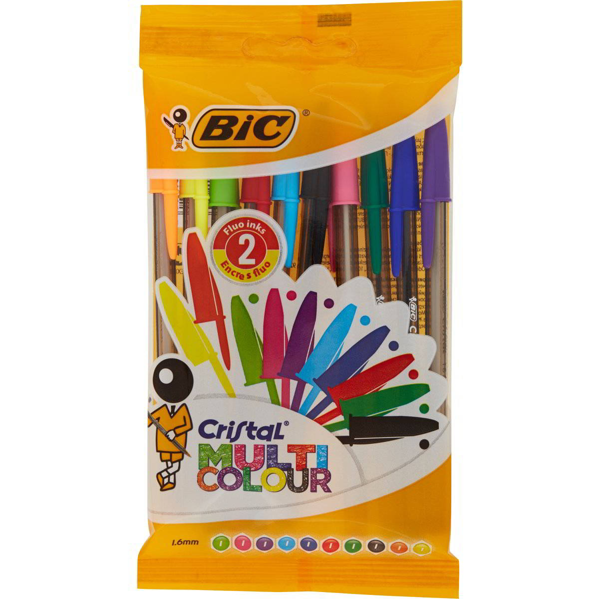 Biro cristal bic colori assortiti x10 BIC 1 PZ - Coop Shop