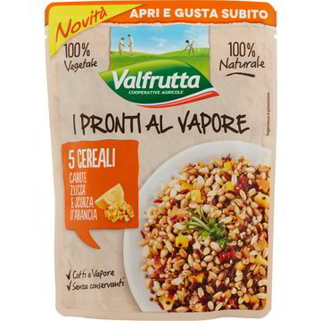 5cereali pronti al vapore VALFRUTTA 220 G - Coop Shop
