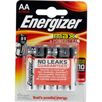 Pile max aa stilo x4 ENERGIZER 1 PZ - Coop Shop
