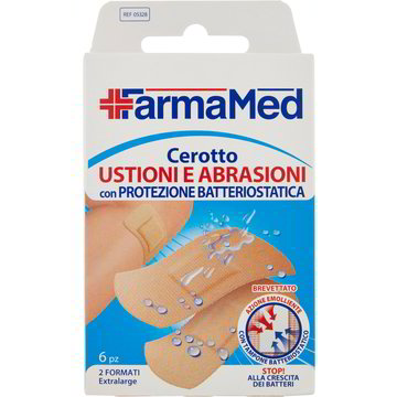 Cerotti ustioni e abrasioni batteriostatici (xl)x6 FARMAMED 1 PZ - Coop ...