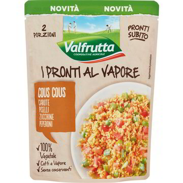 Cous cous pronti al vapore VALFRUTTA 220 G - Coop Shop