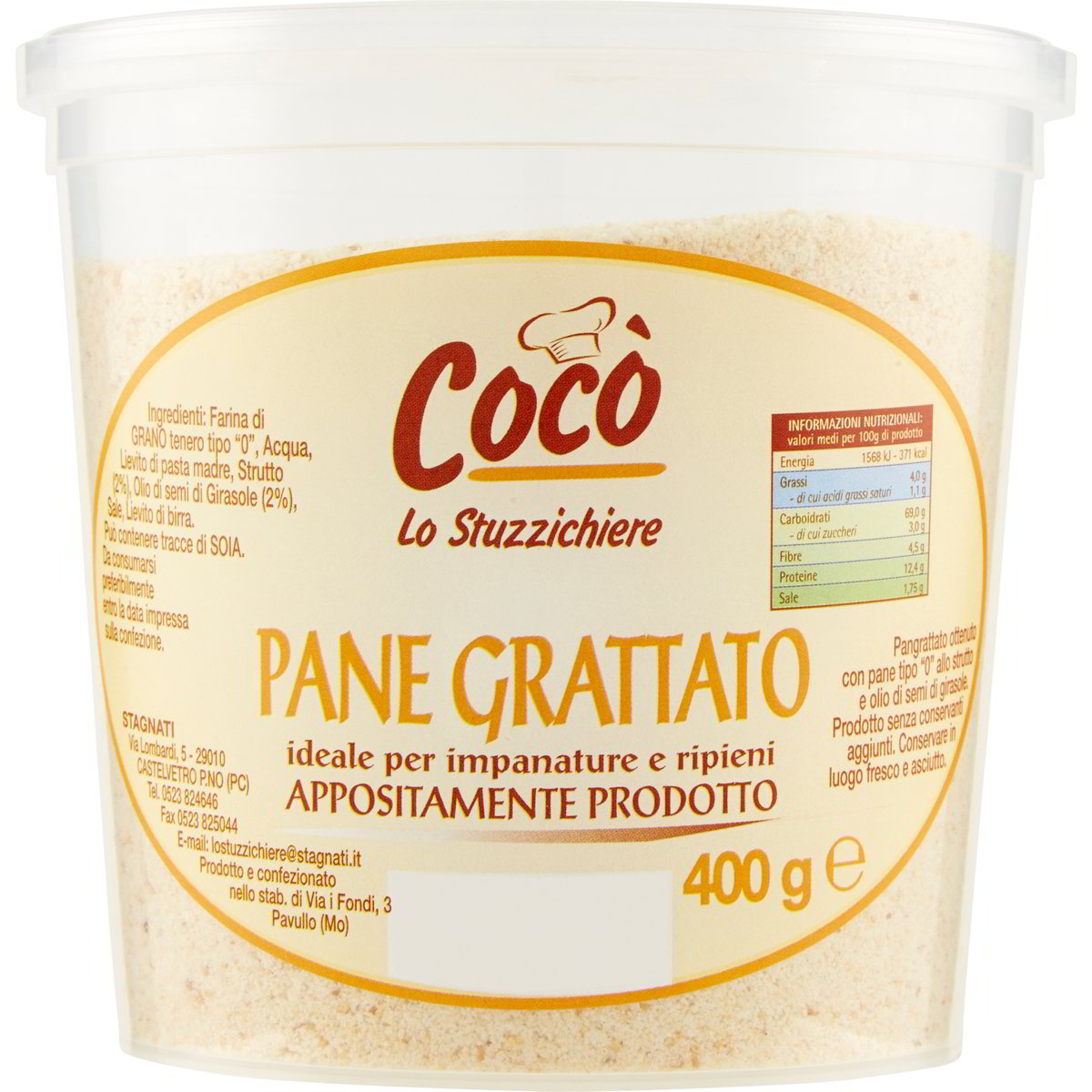 Pane grattugiato COCÒ 400 G - Coop Shop