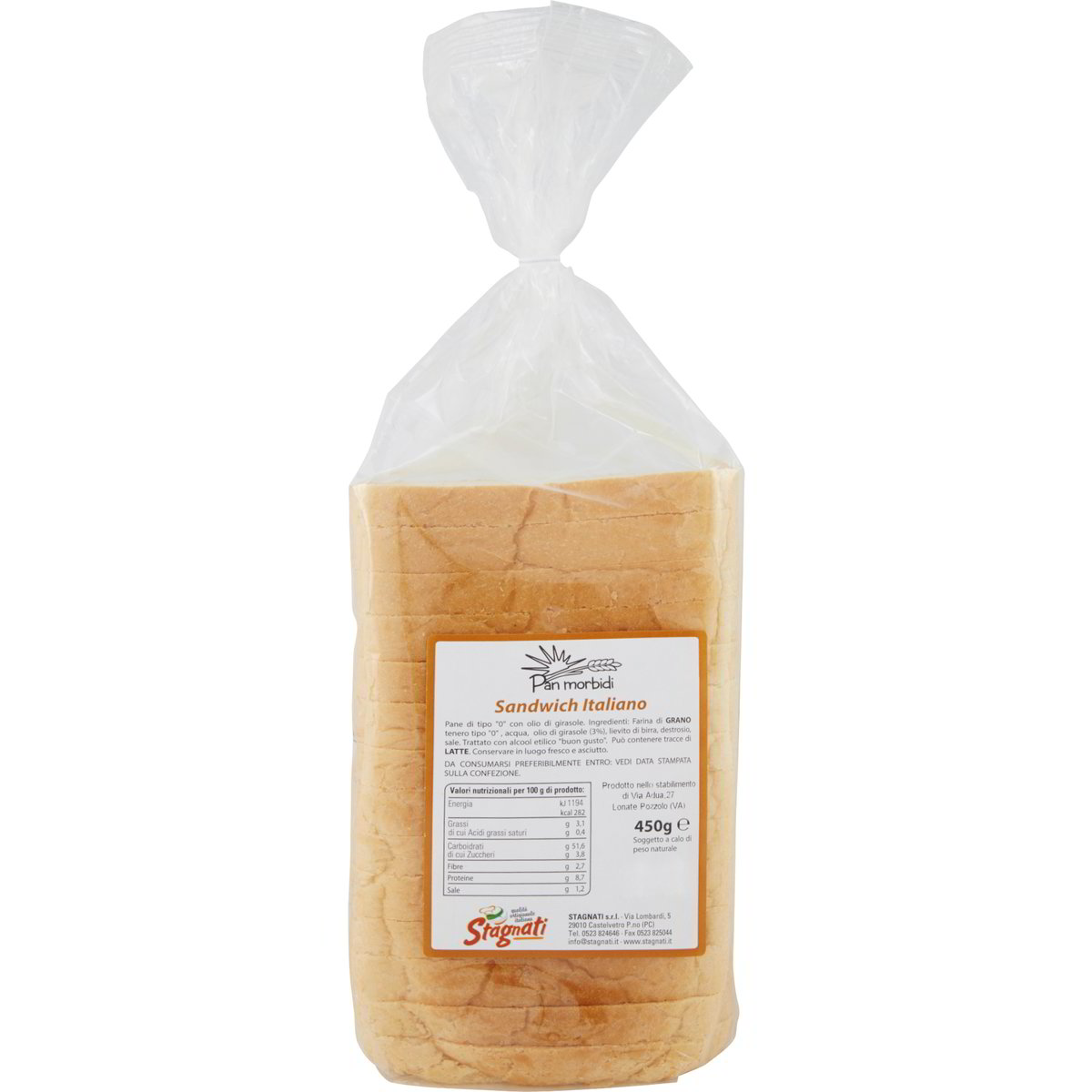 Pane morbidi sandwich STAGNATI 450 G - Coop Shop