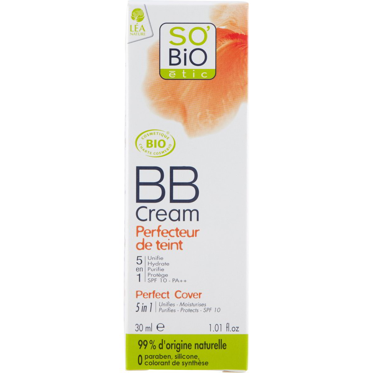 Crema corpo perfecteur de teint 5 en 1 02 beige SO'BIO ÉTIC 30 ML ...