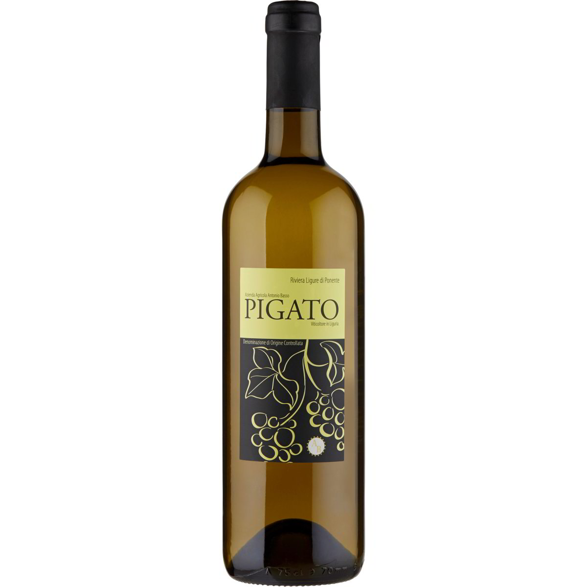 Vino bianco pigato DOC riviera ligure ponente ANTONIO BASSO 750 ML ...