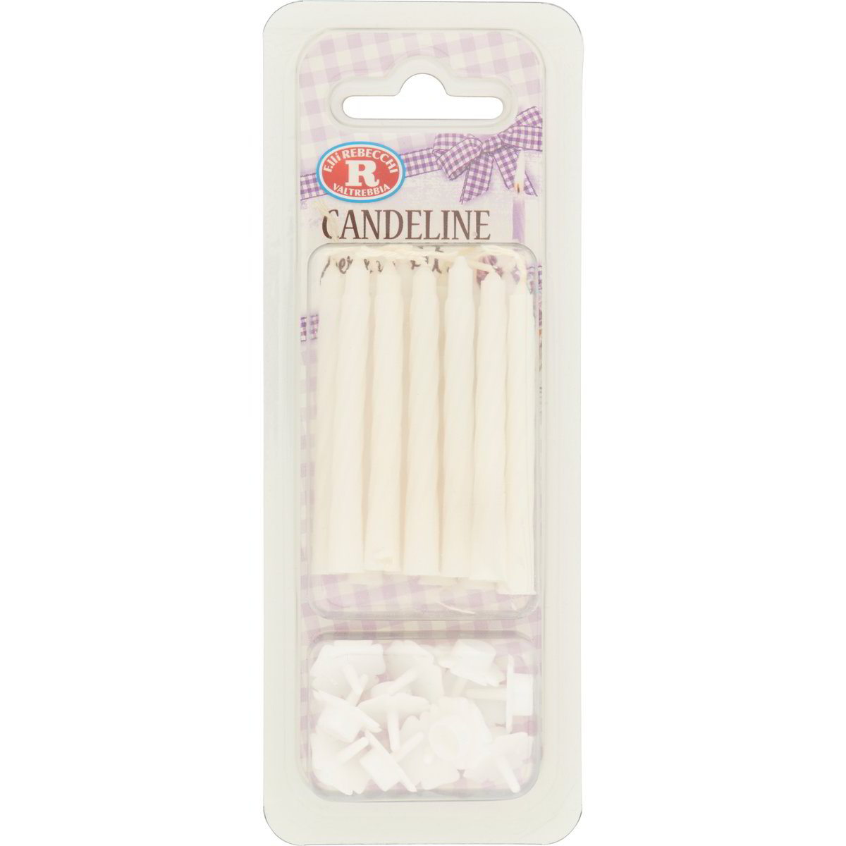 Candeline bianche e lilla x12 F.LLI REBECCHI 1 PZ - Coop Shop