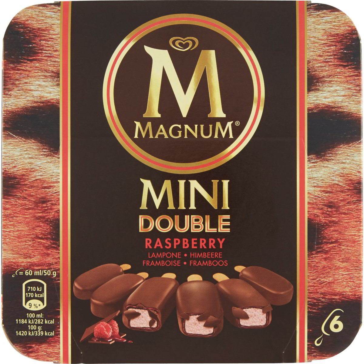 Magnum mini double lamponi ALGIDA 6 X 50 G - Coop Shop