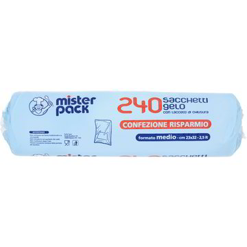 Sacchetti freezer laccetti chiusura cm23x32 x240 MISTERPACK 1 PZ - Coop ...