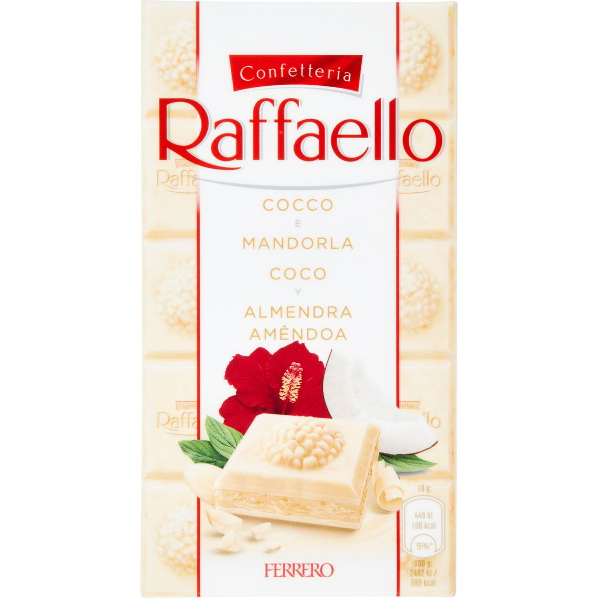 Cioccolato raffaello tavoletta RAFFAELLO 90 G - Coop Shop