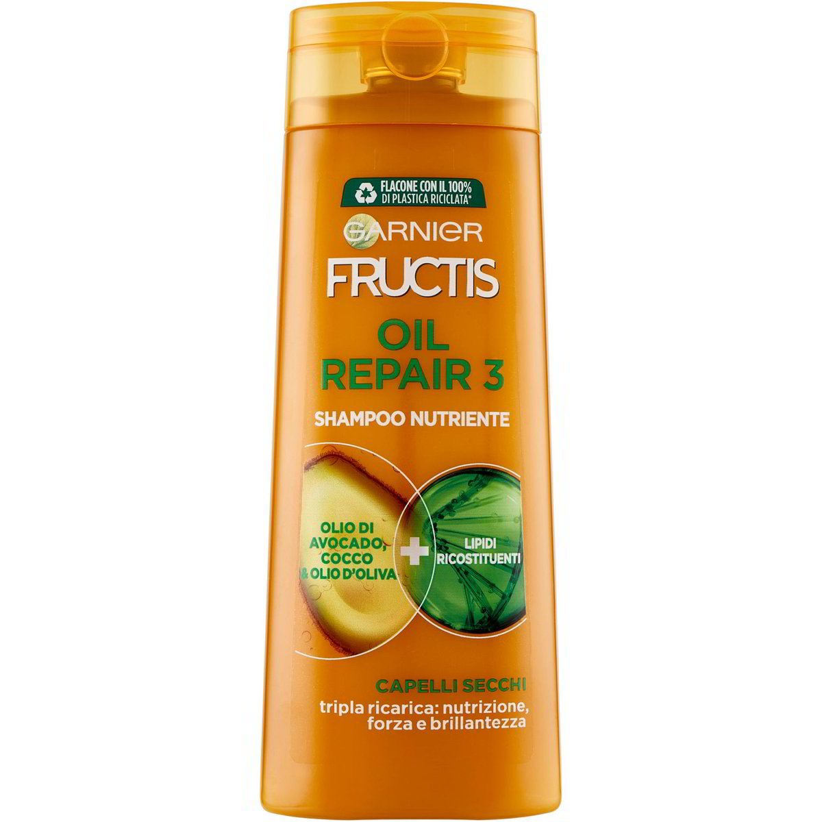 Shampoo oil repair 3 per capelli secchi GARNIER FRUCTIS 250 ML - Coop Shop