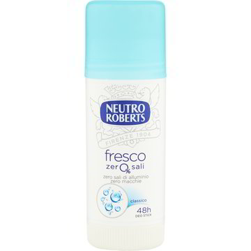 Deodorante stick classico fresco zero% sali NEUTRO ROBERTS 40 ML - Coop ...