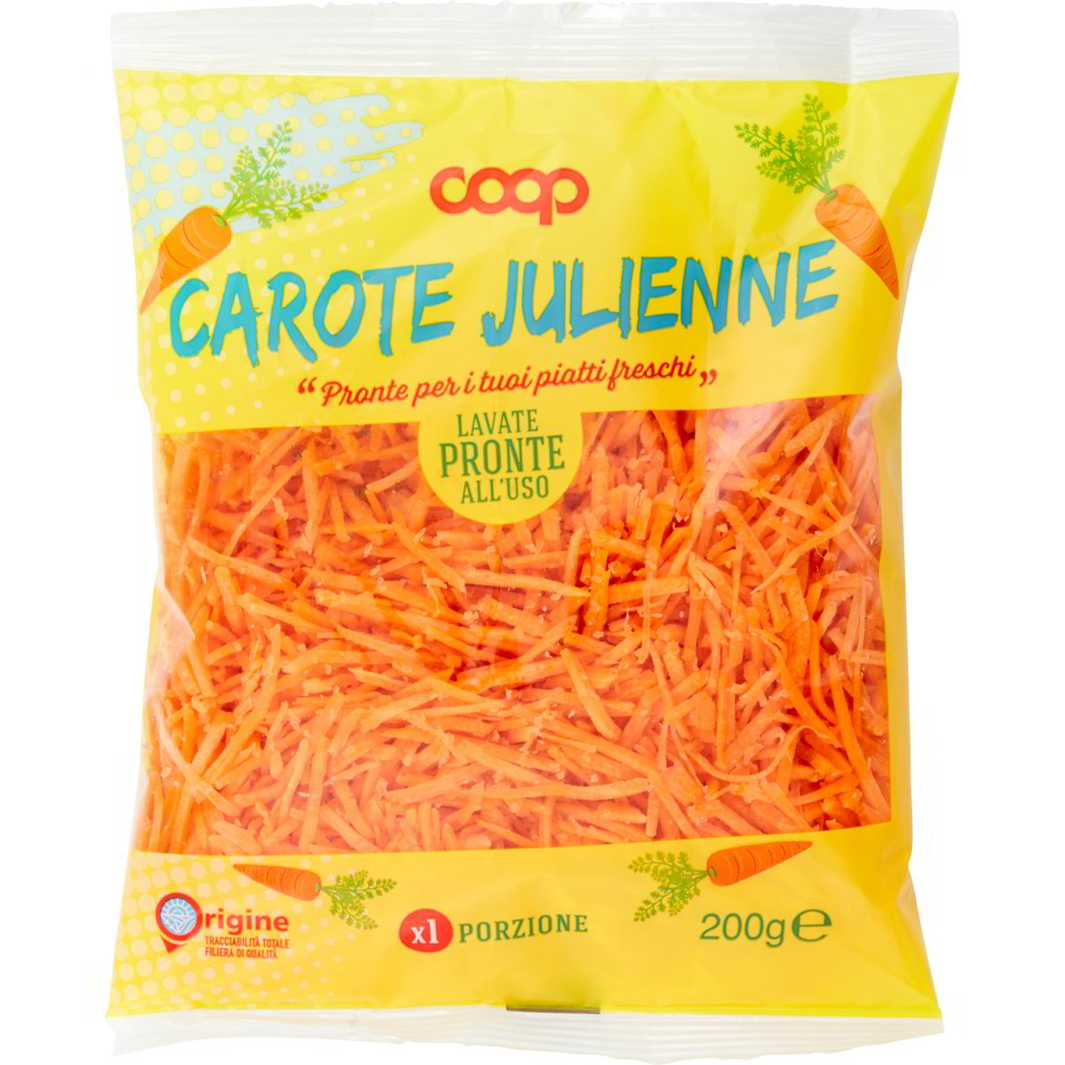 Carote julienne COOP - ORIGINE 200 G - Coop Shop