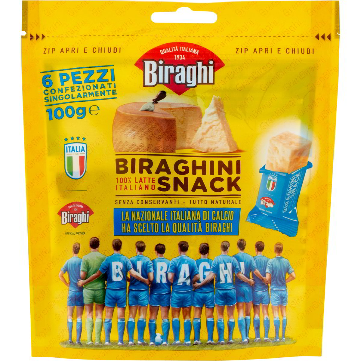 Snack biraghini formaggio BIRAGHI 6 x 16,67 G - Coop Shop